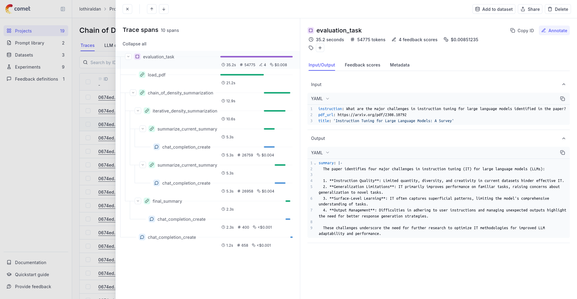 Cost tracking | Opik Documentation