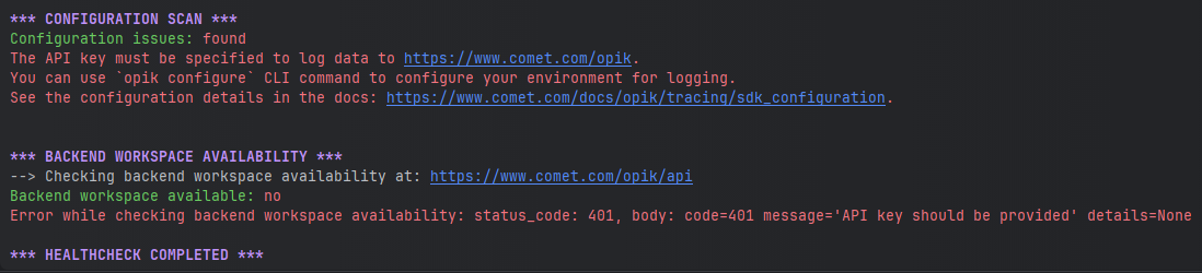 Quickstart | Opik Documentation