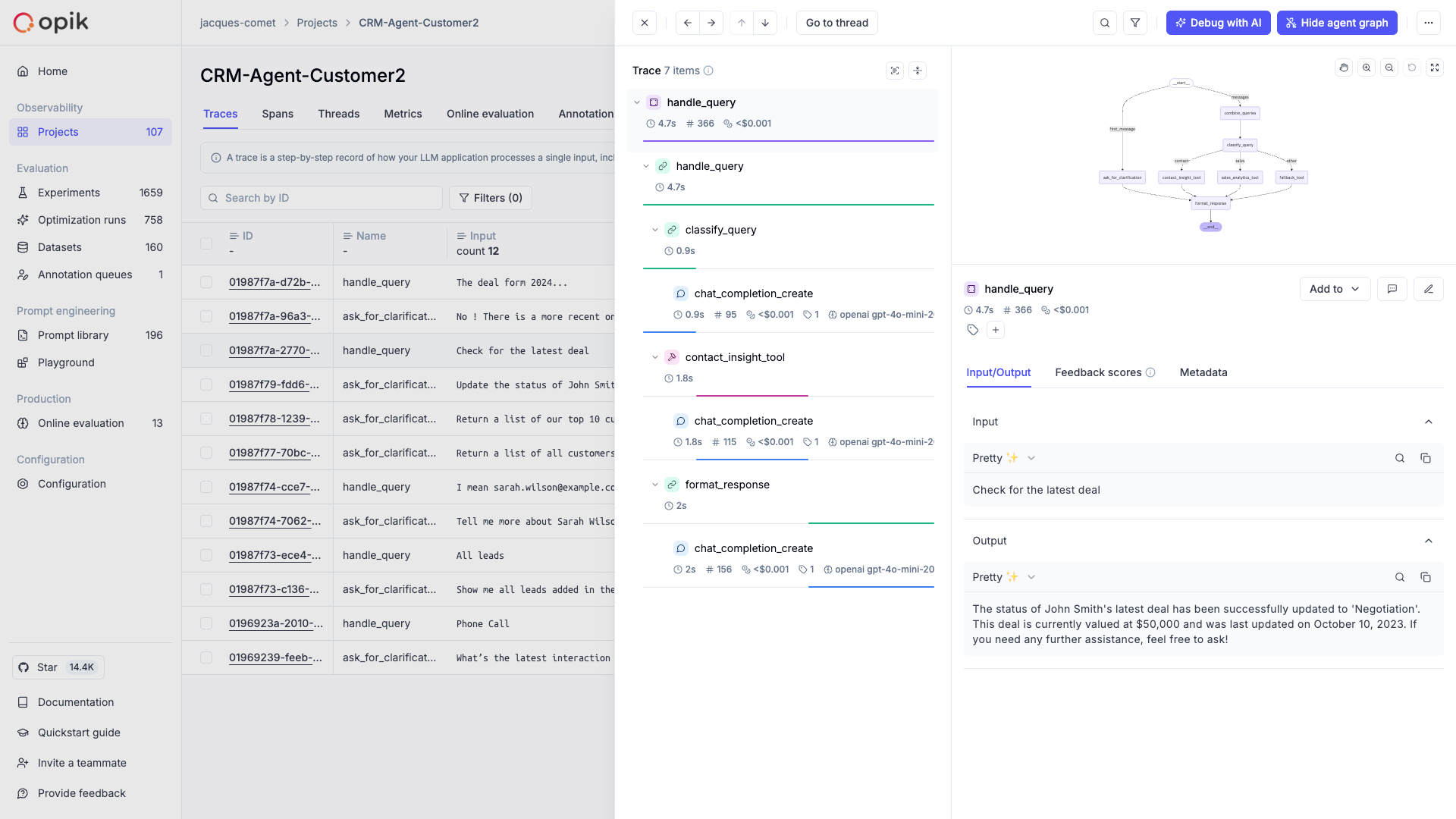 Log traces | Opik Documentation | Opik Documentation
