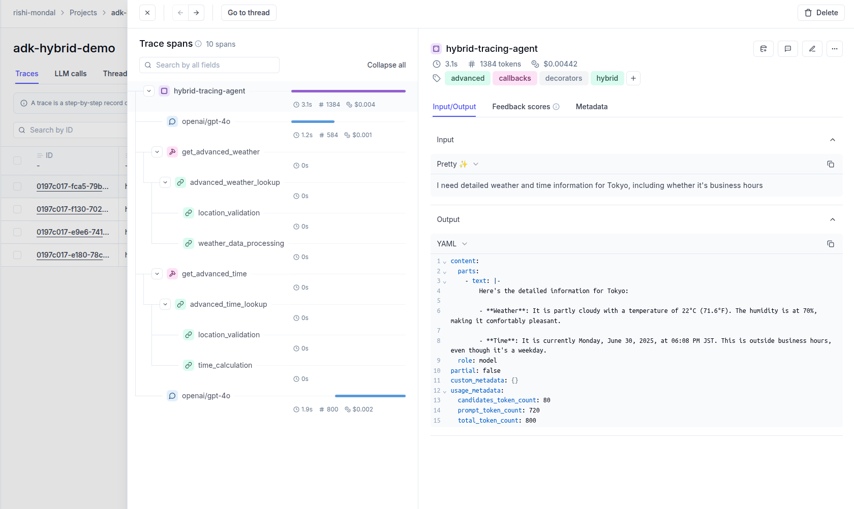 Google ADK | Opik Documentation | Opik Documentation