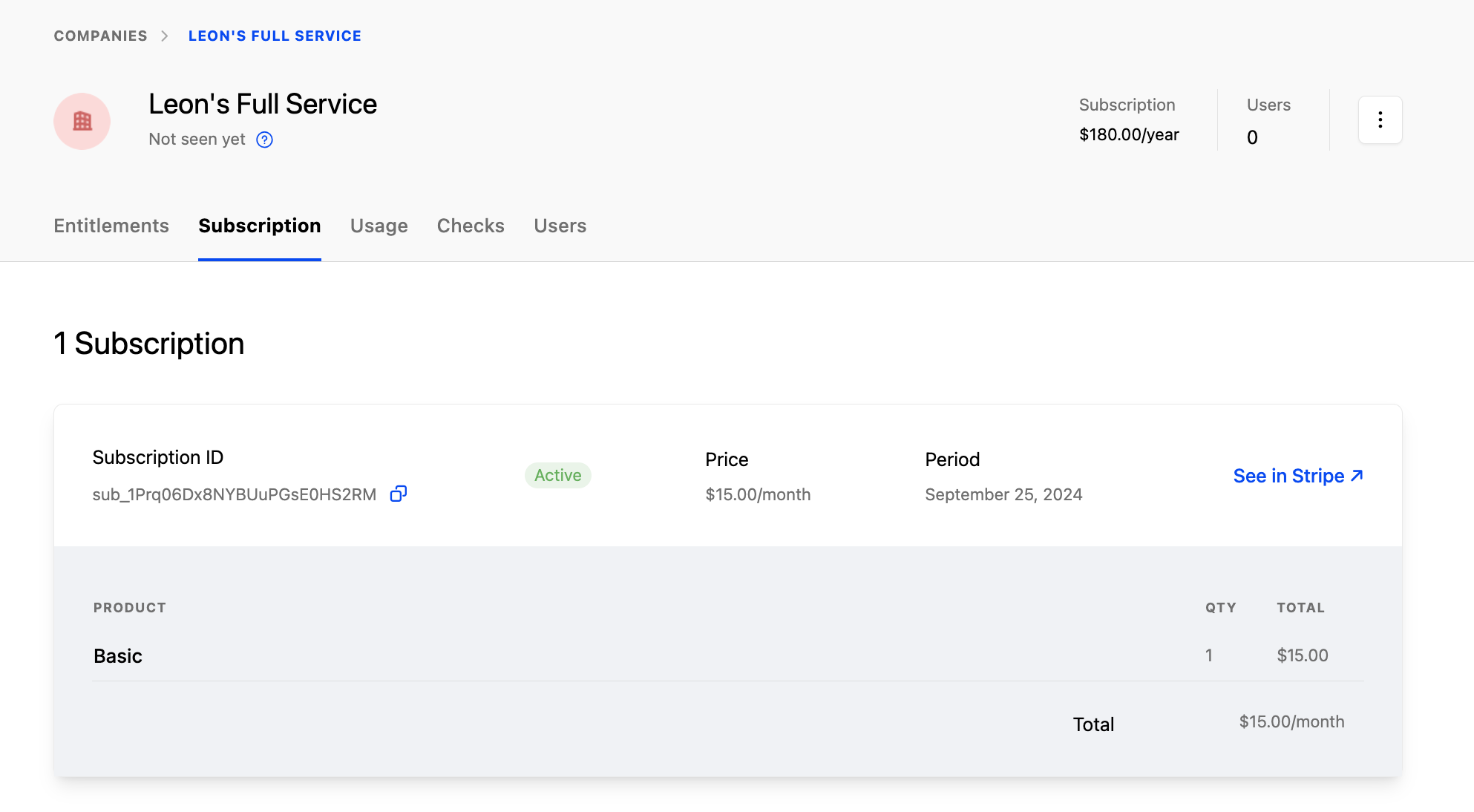 Stripe Integration | SchematicHQ