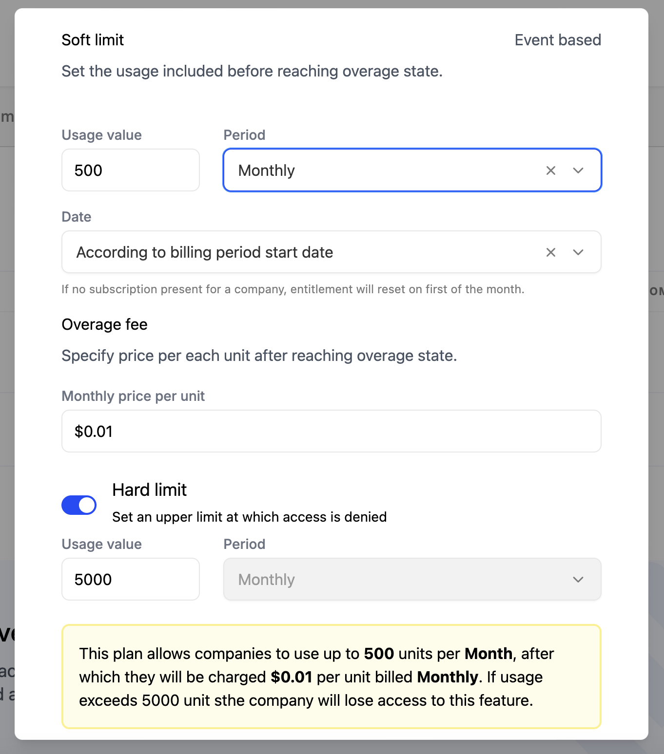 Usage Based Billing Models | SchematicHQ