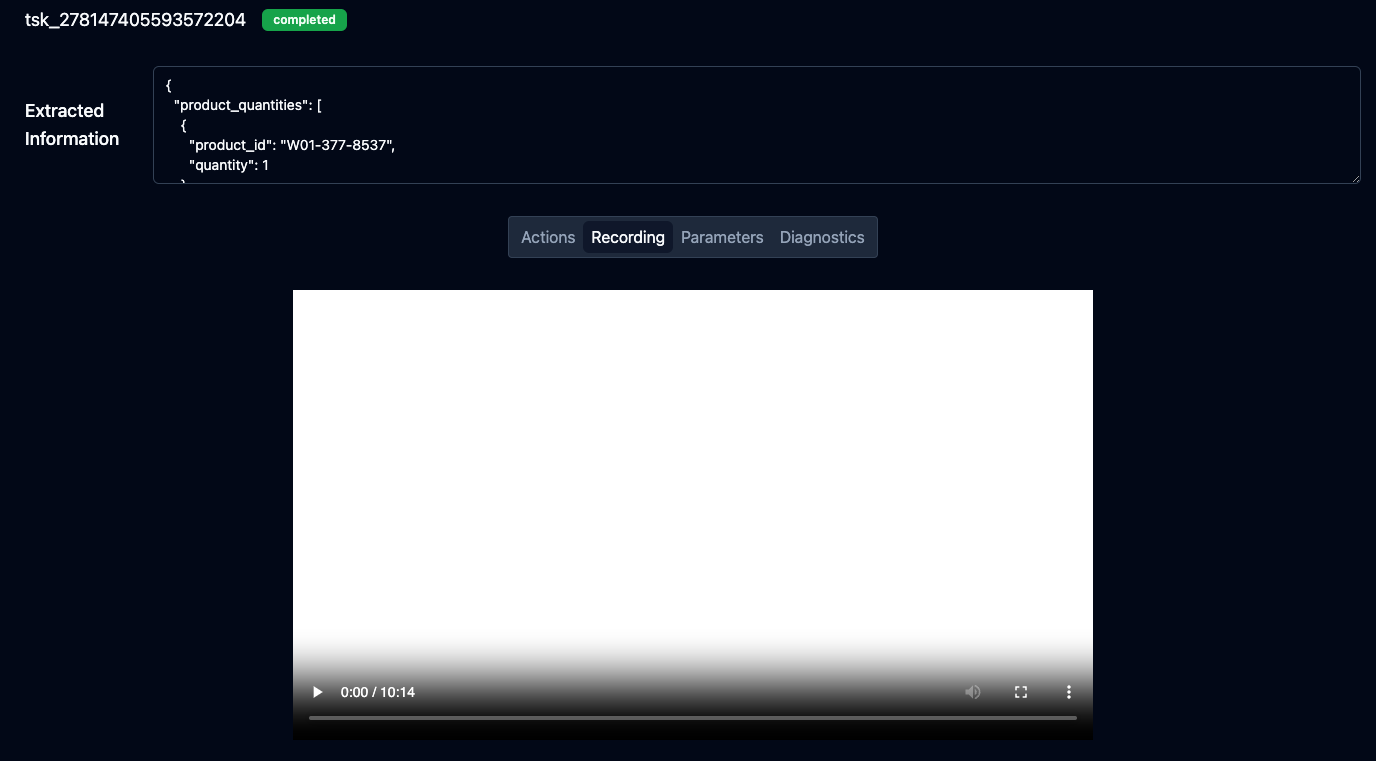 Visualizing Results | Skyvern