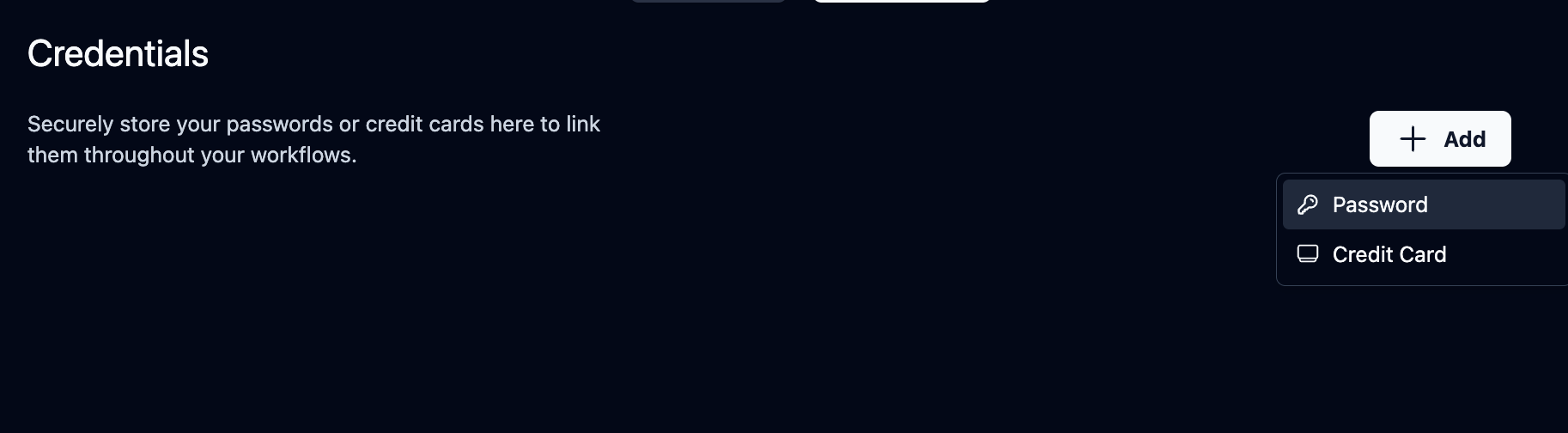 Password Management | Skyvern