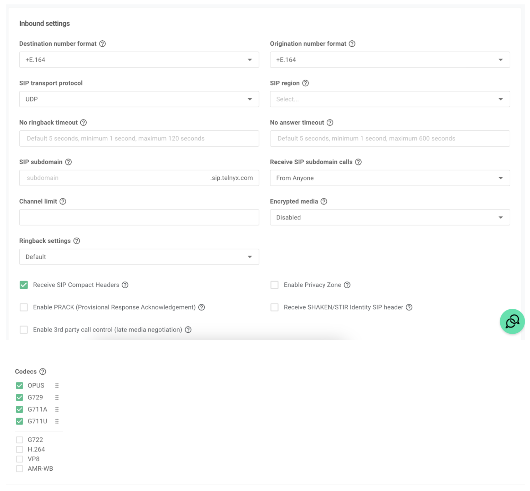 Telnyx SIP integration | Vapi