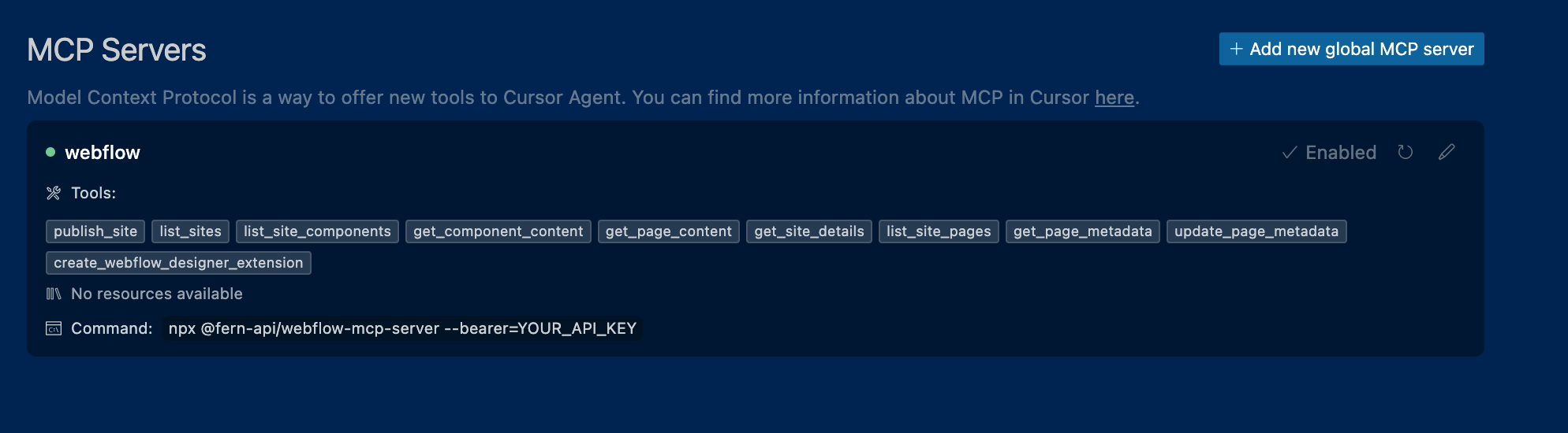 MCP server and AI tools | Webflow Developer Documentation