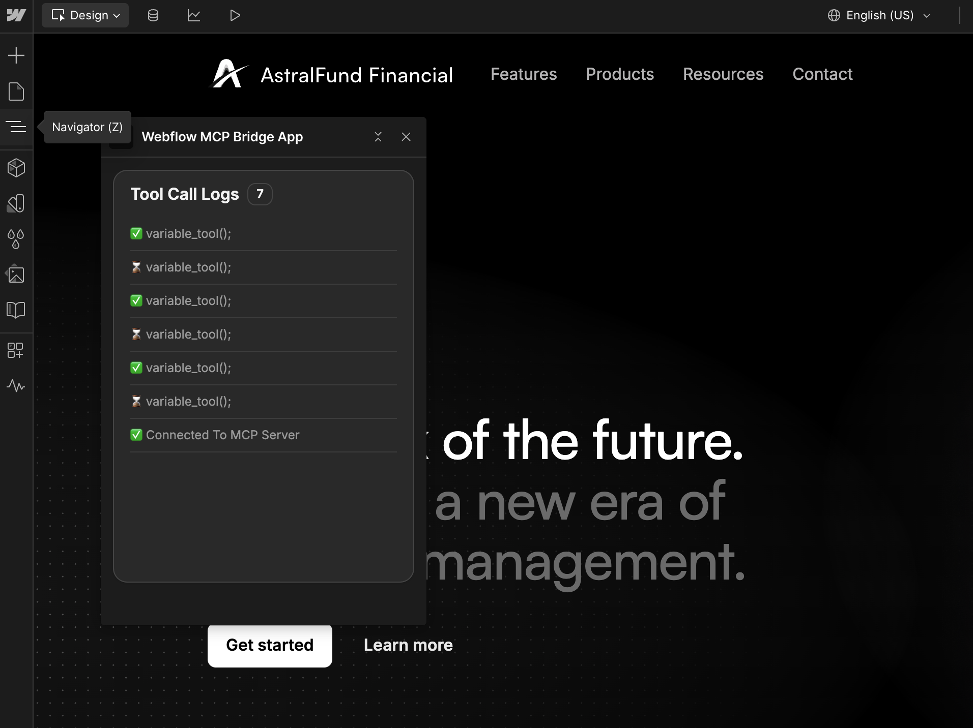 MCP server and AI tools | Webflow Developer Documentation