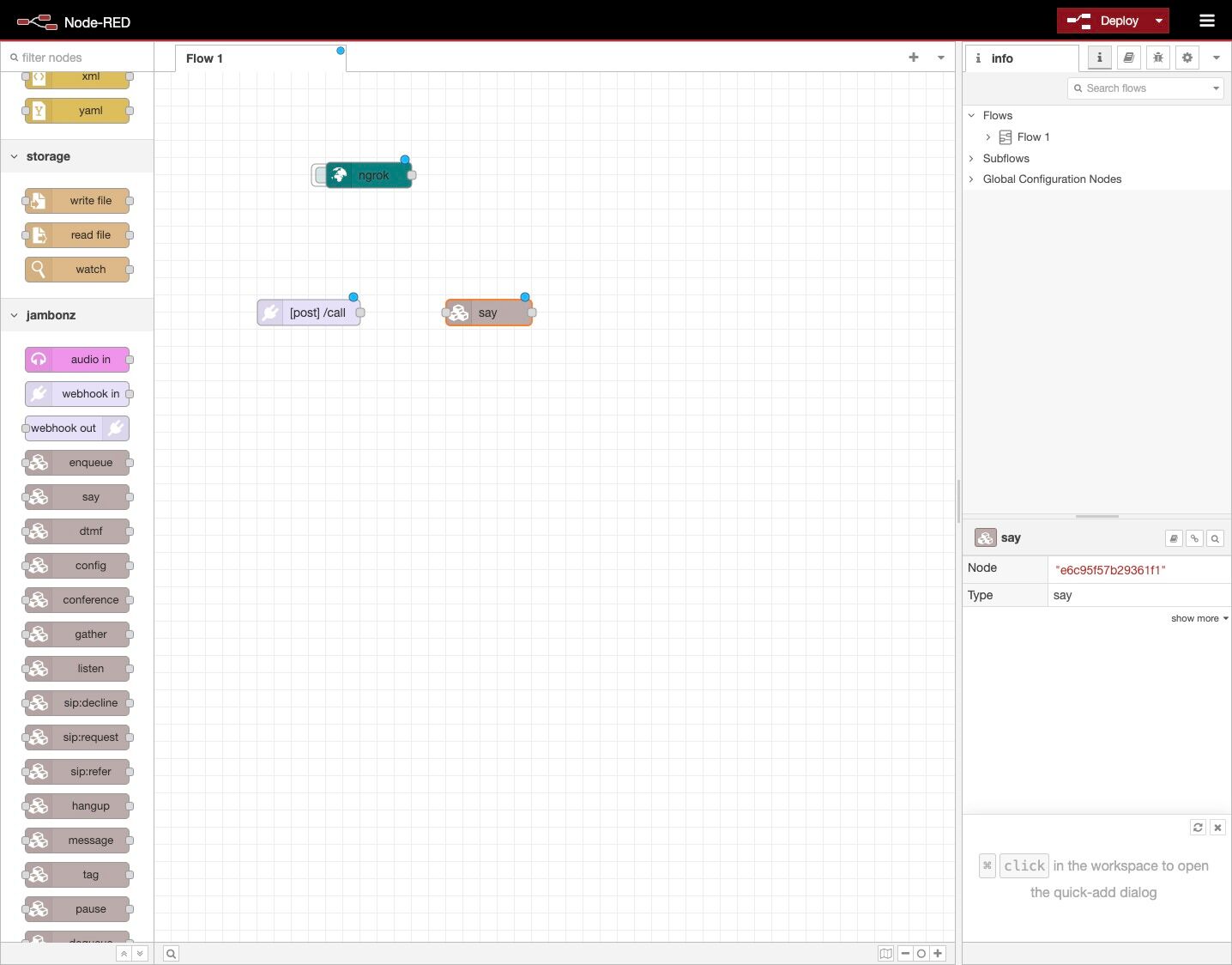 Developer quickstart