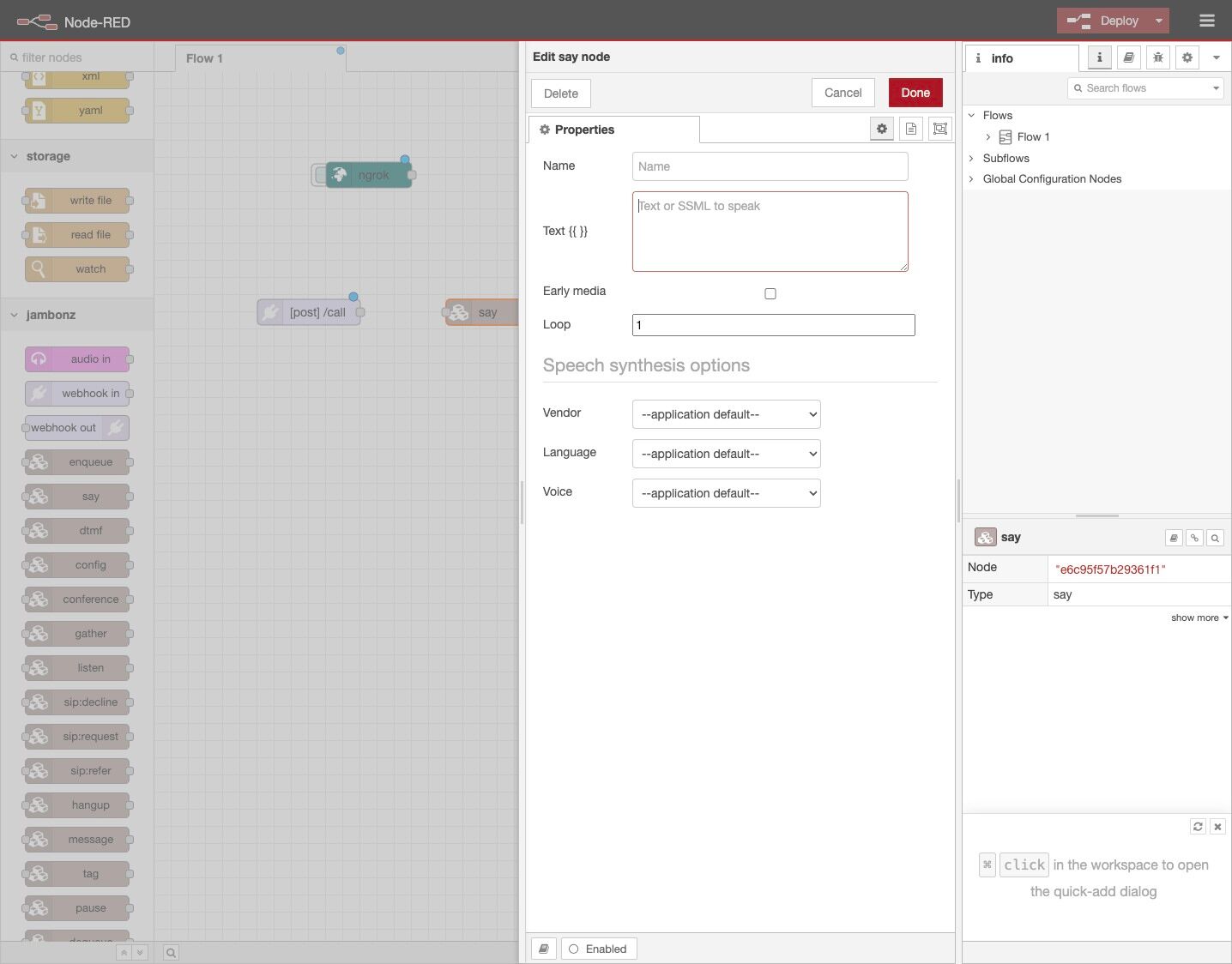 Developer quickstart