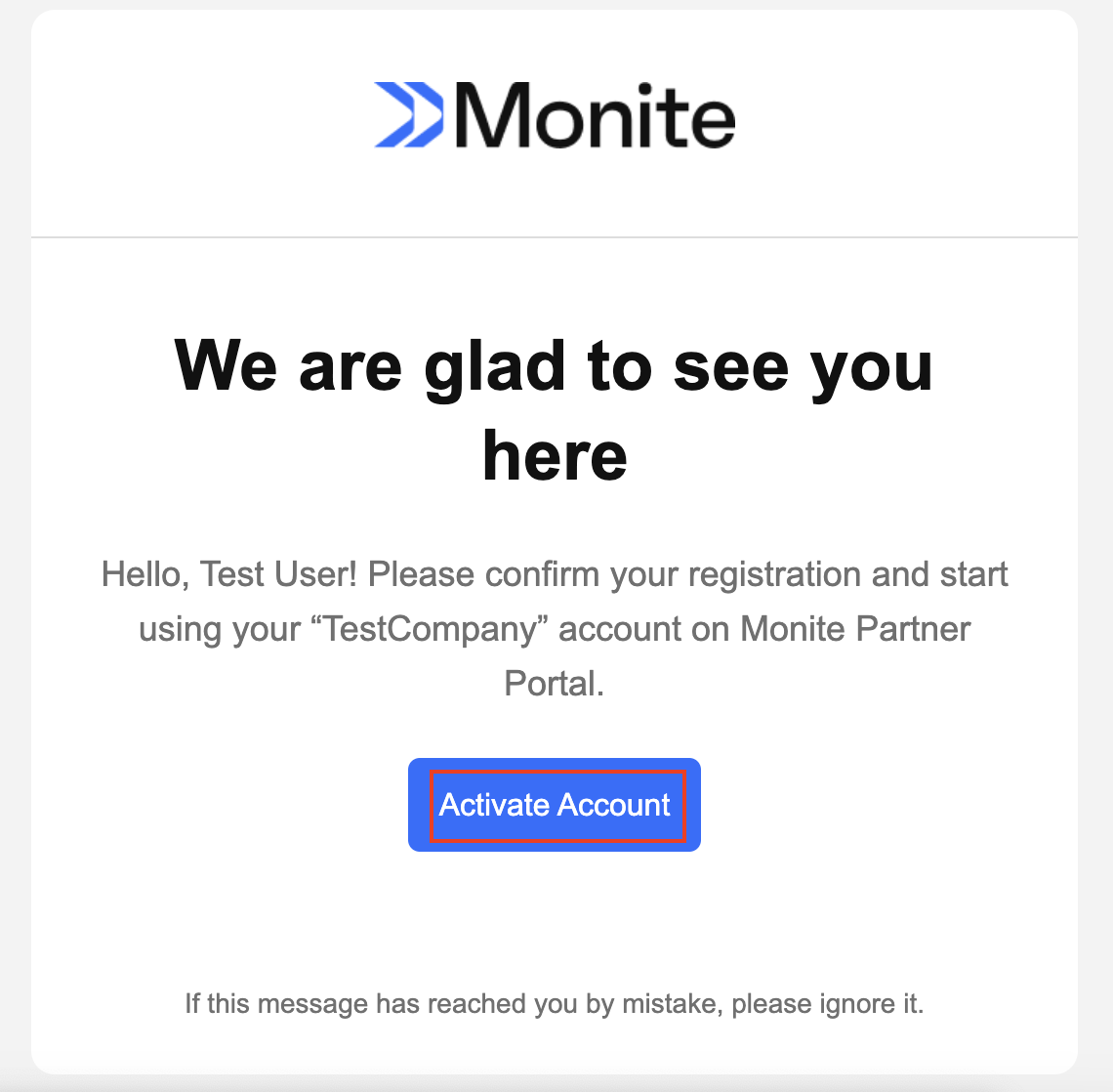 Step 1: Get your credentials | Monite Documentation
