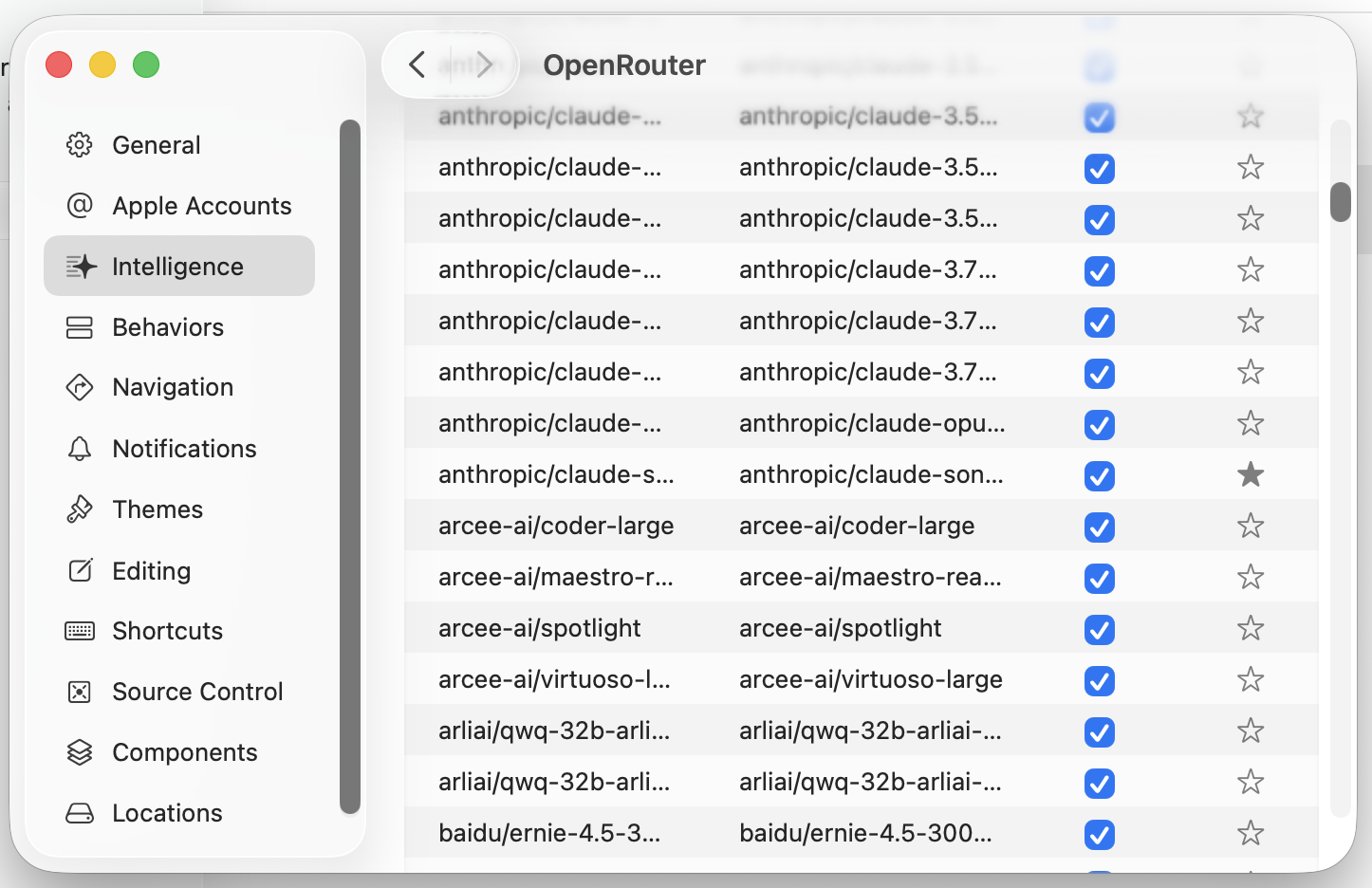 Xcode Integration | OpenRouter Apple Intelligence Support | OpenRouter | Documentation