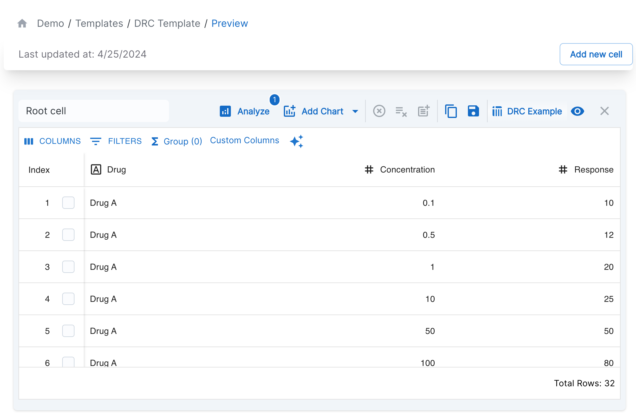 Template | SphinxBio | User Guide