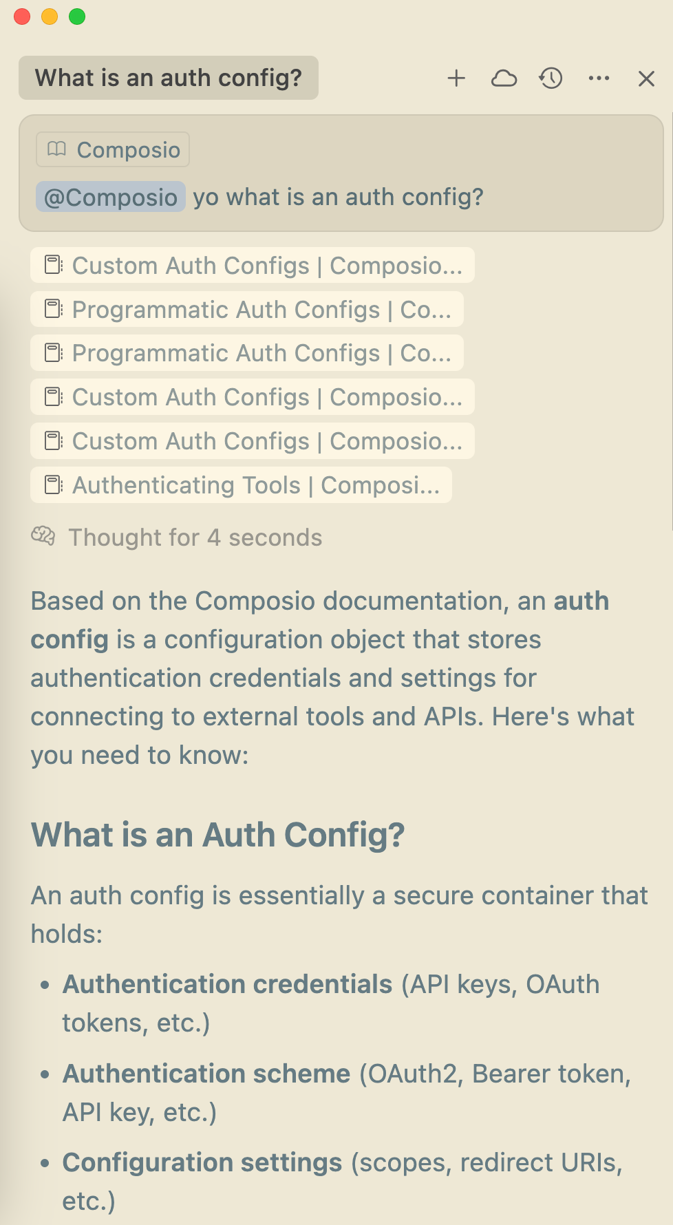 IDE and Agent Setup | Composio Docs